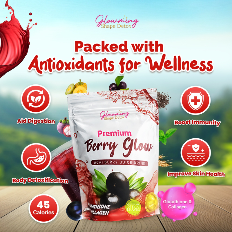 Glowming Shape Detox Drink Mix – Bloat-Relief in 6–8 Hours with ...