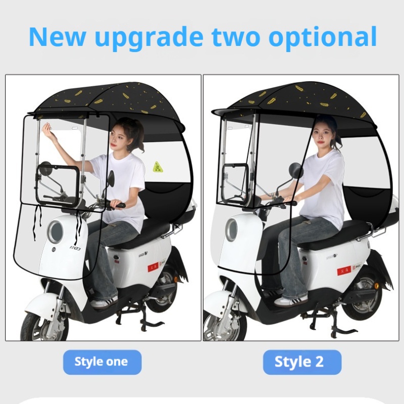 Can withstand 10level typhoon canopy for motorcycle thickened Widened ...