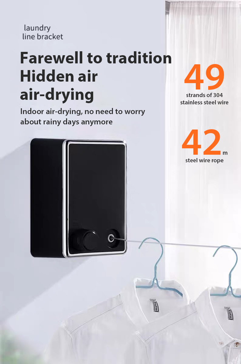 Invisible Retractable ClothesLine Sampayan Heavy Duty Stainless Steel ...