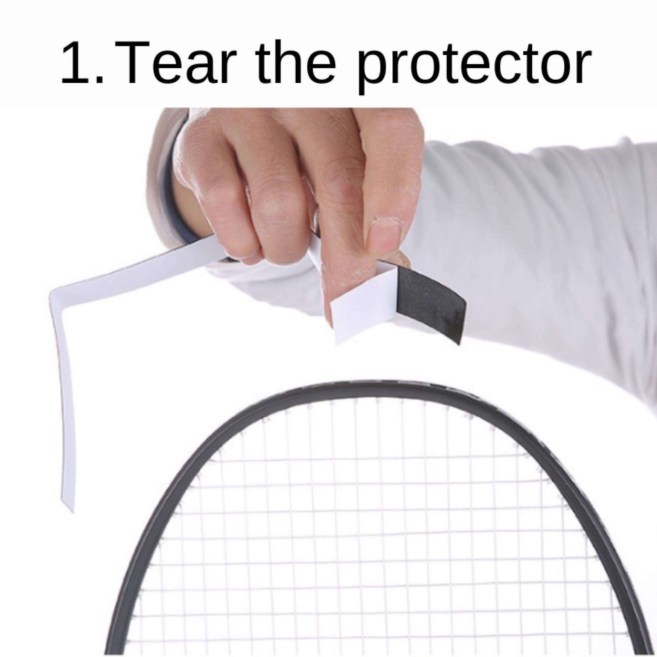 Badminton Racket Head Frame Protective Tape – Prevents Paint Detachment ...