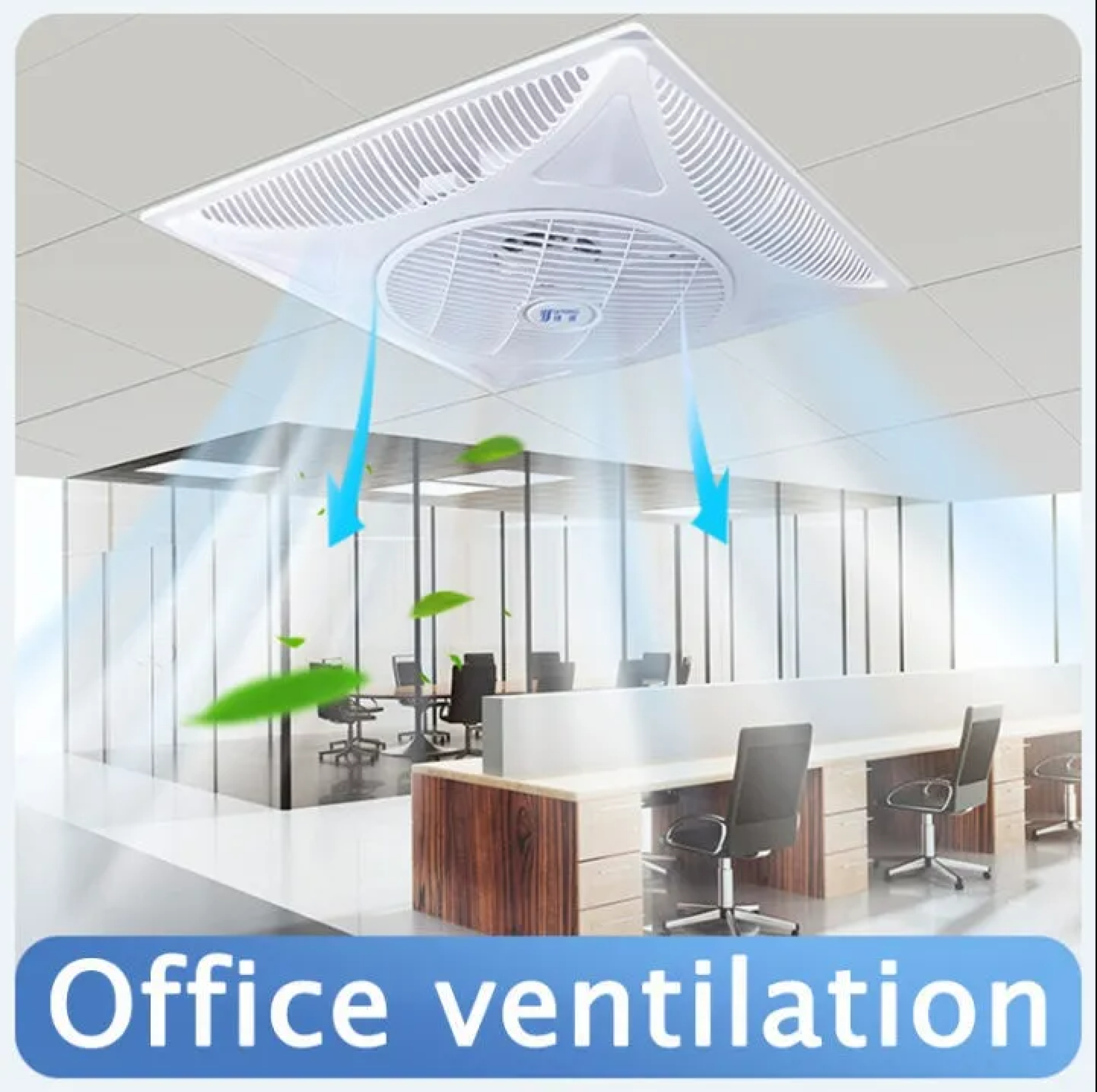 360° Embedded Ceiling Fan Air Circulation Fan Embedded Fan Ceiling ...