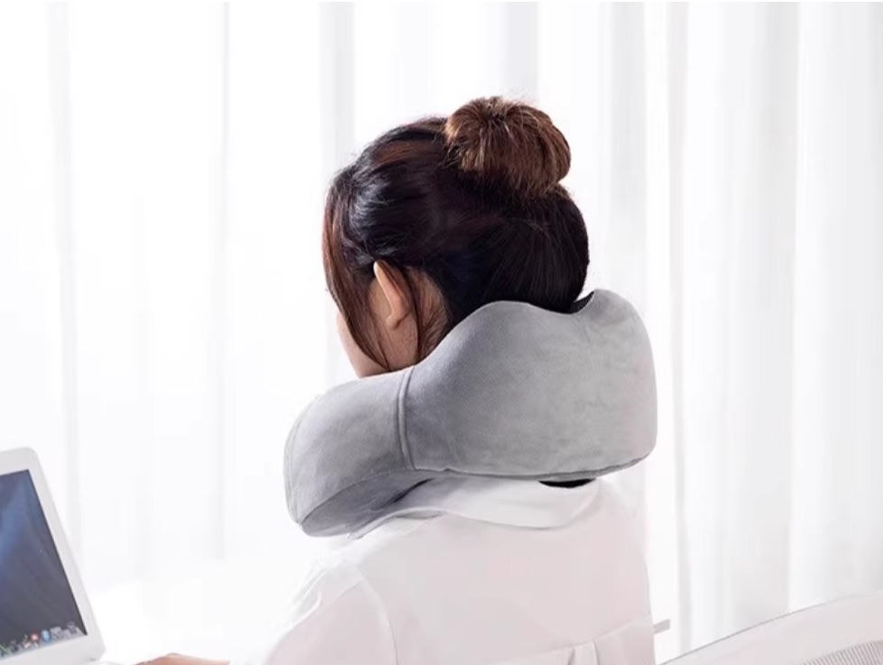 Fabric Memory Cotton Comfort Pillow Double Hump Memory Cotton U-shaped ...