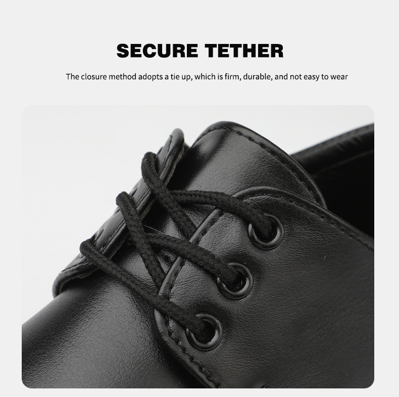 【M&C】 VOFOX Black Shoes for Kids Boys Leather Shoes Kid Fashion ...