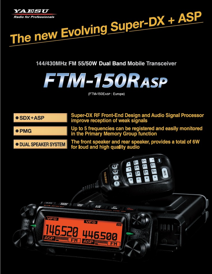 Yaesu Radio FTM-150R ASP FM Dual Band Mobile Transceiver | Shopee Philippines