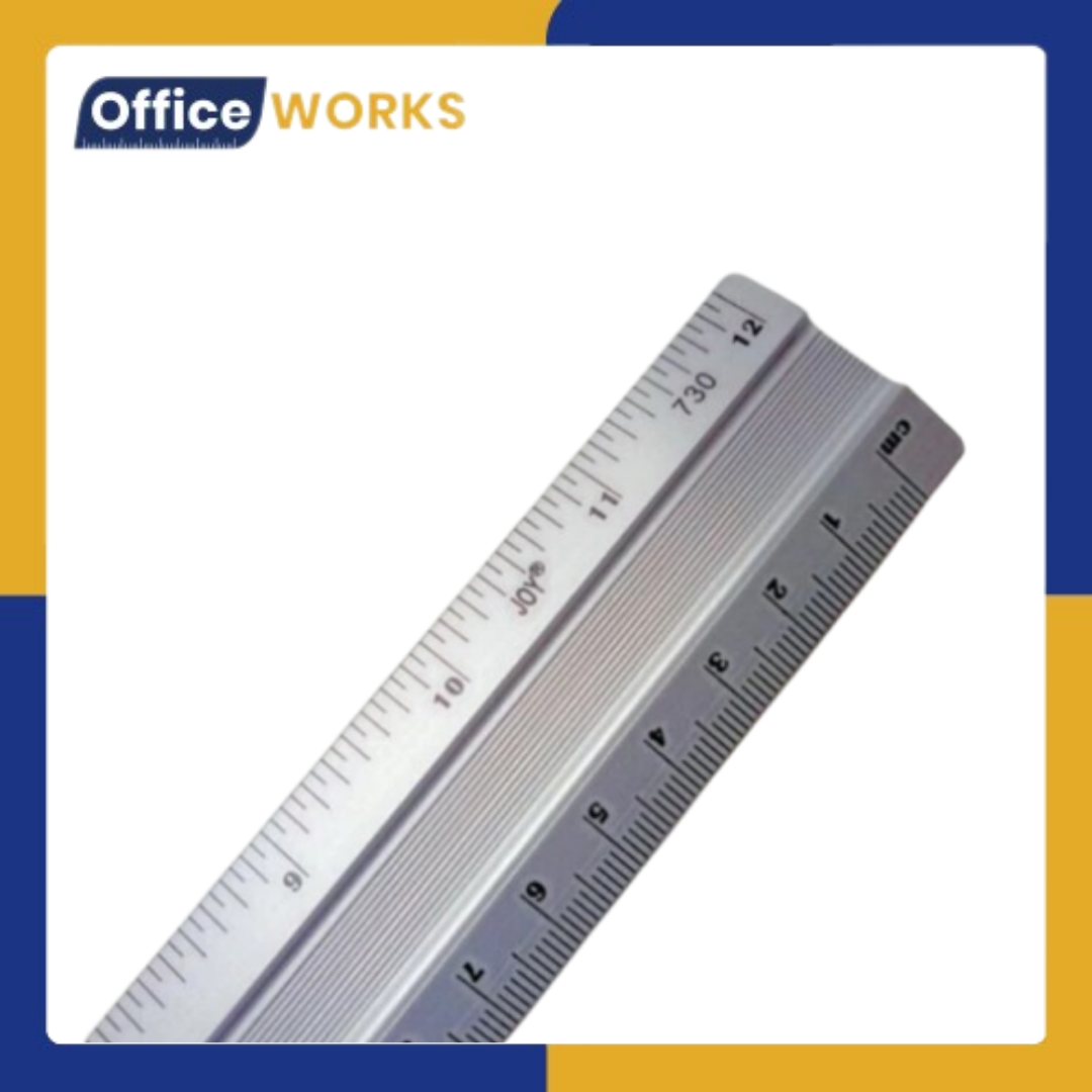 Aluminum Hard Metal Ruler 12inches / 30cm | Shopee Philippines