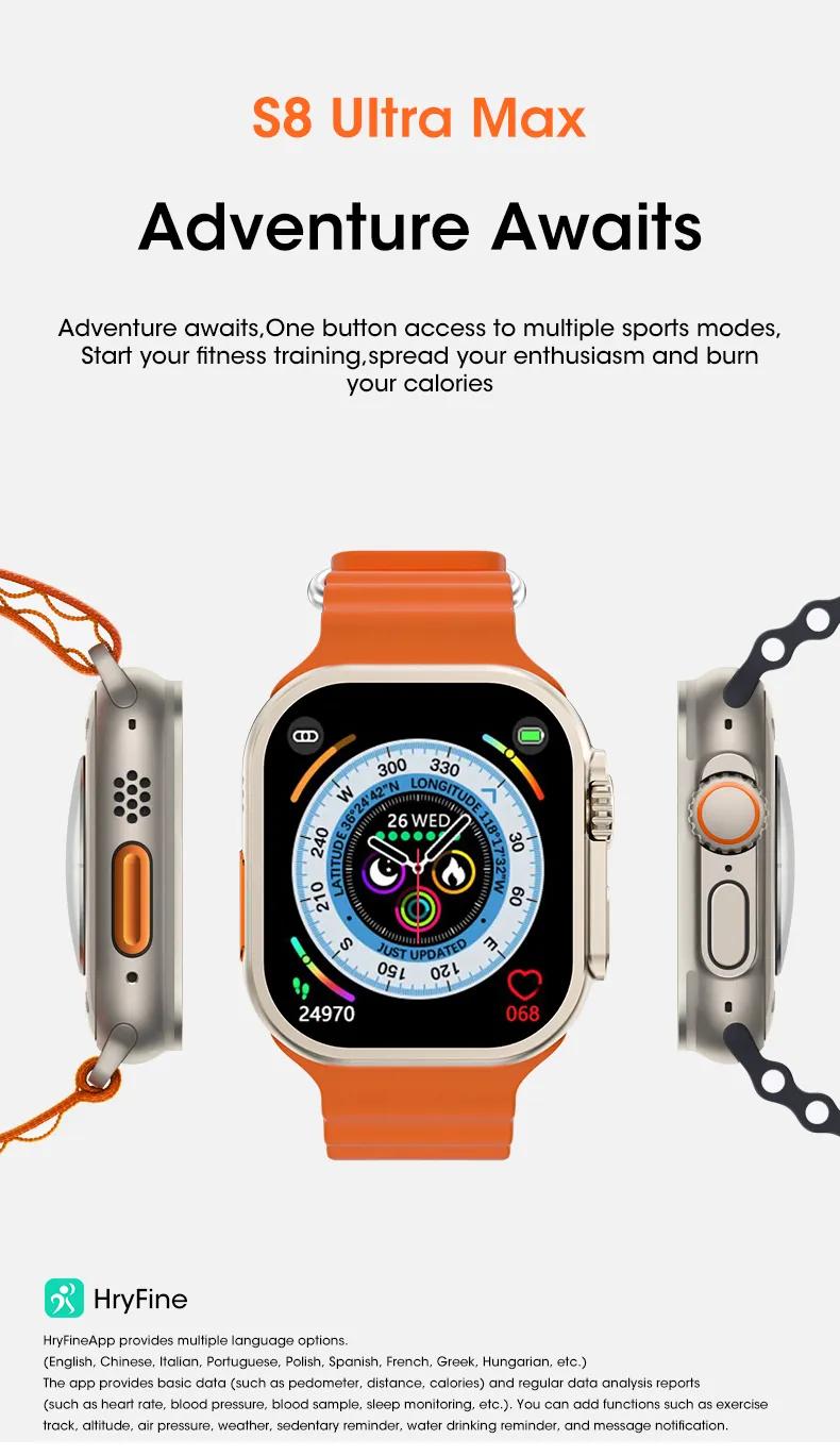 2025 New Smartwatch Original Wireless HD Screen Waterproof Sporty Heart ...