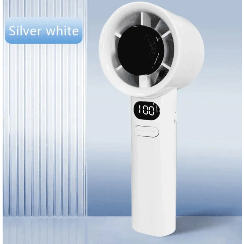 Portable Mini Fan USB Rechargeable Fan Turbo Fan 120 Speeds Adjustment ...