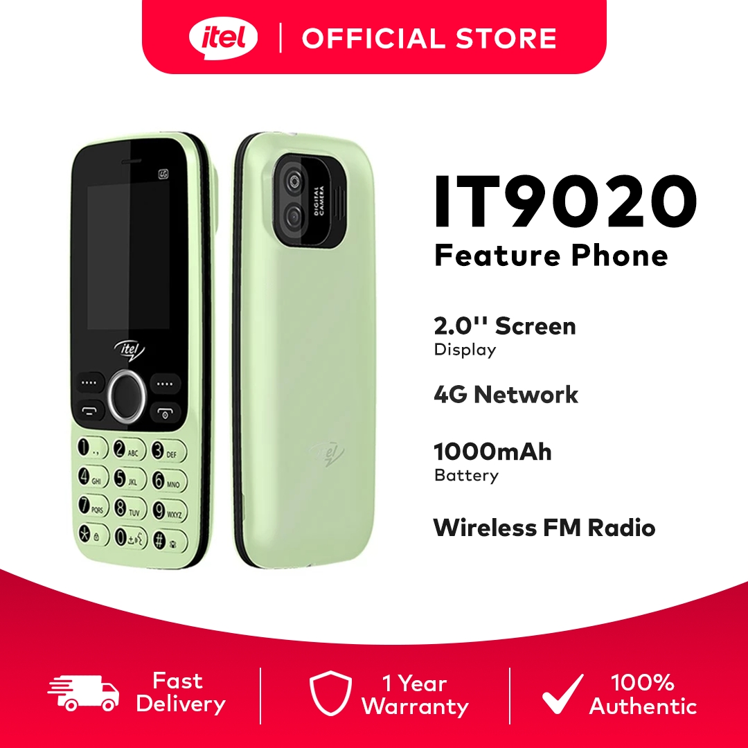 Itel 9020 4G Dual Sim 2" Screen YouTube KingVoice WirelessFM | Shopee ...