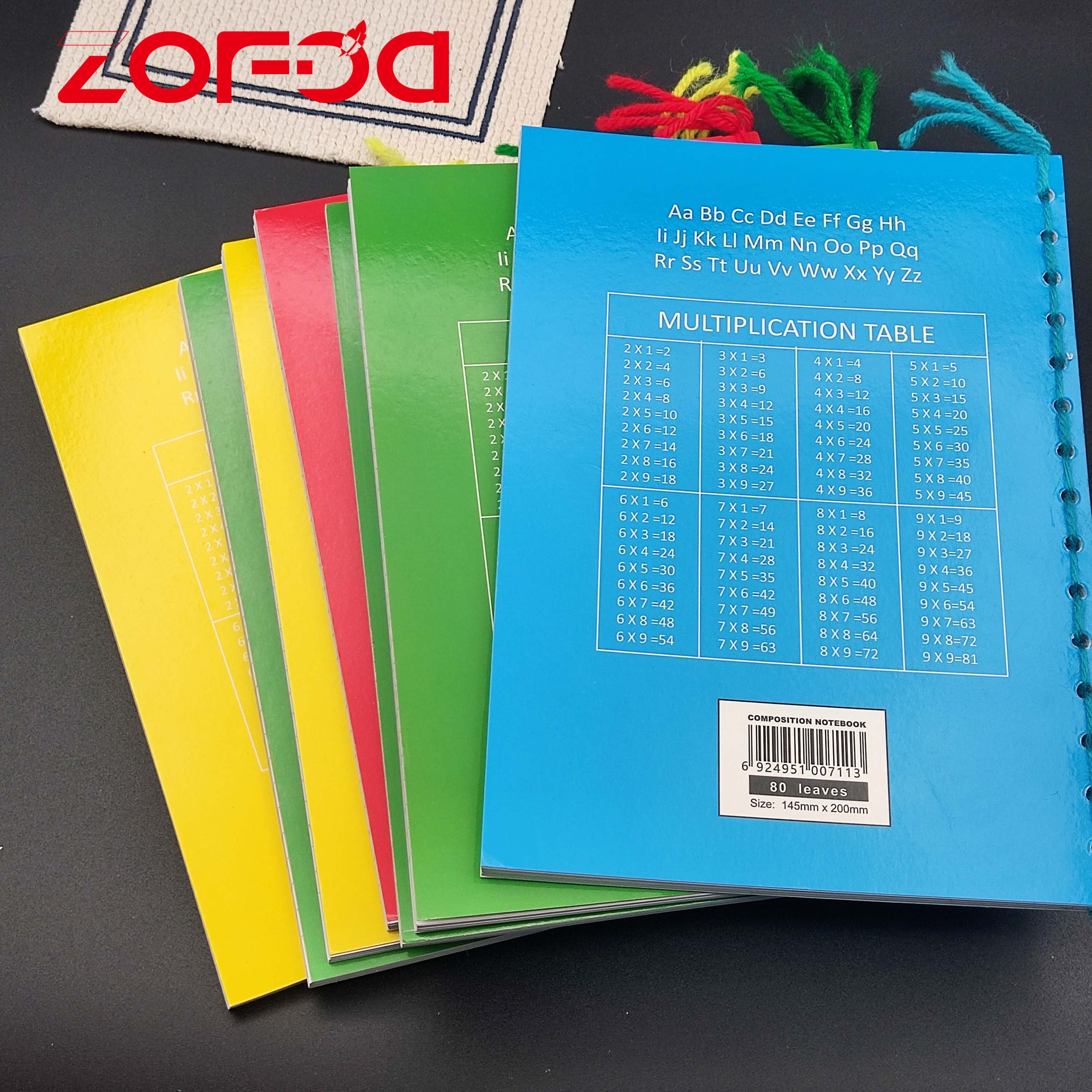 80 Sheets NOTEBOOK Assorted brand Yarn Notebook Colored Cover ...