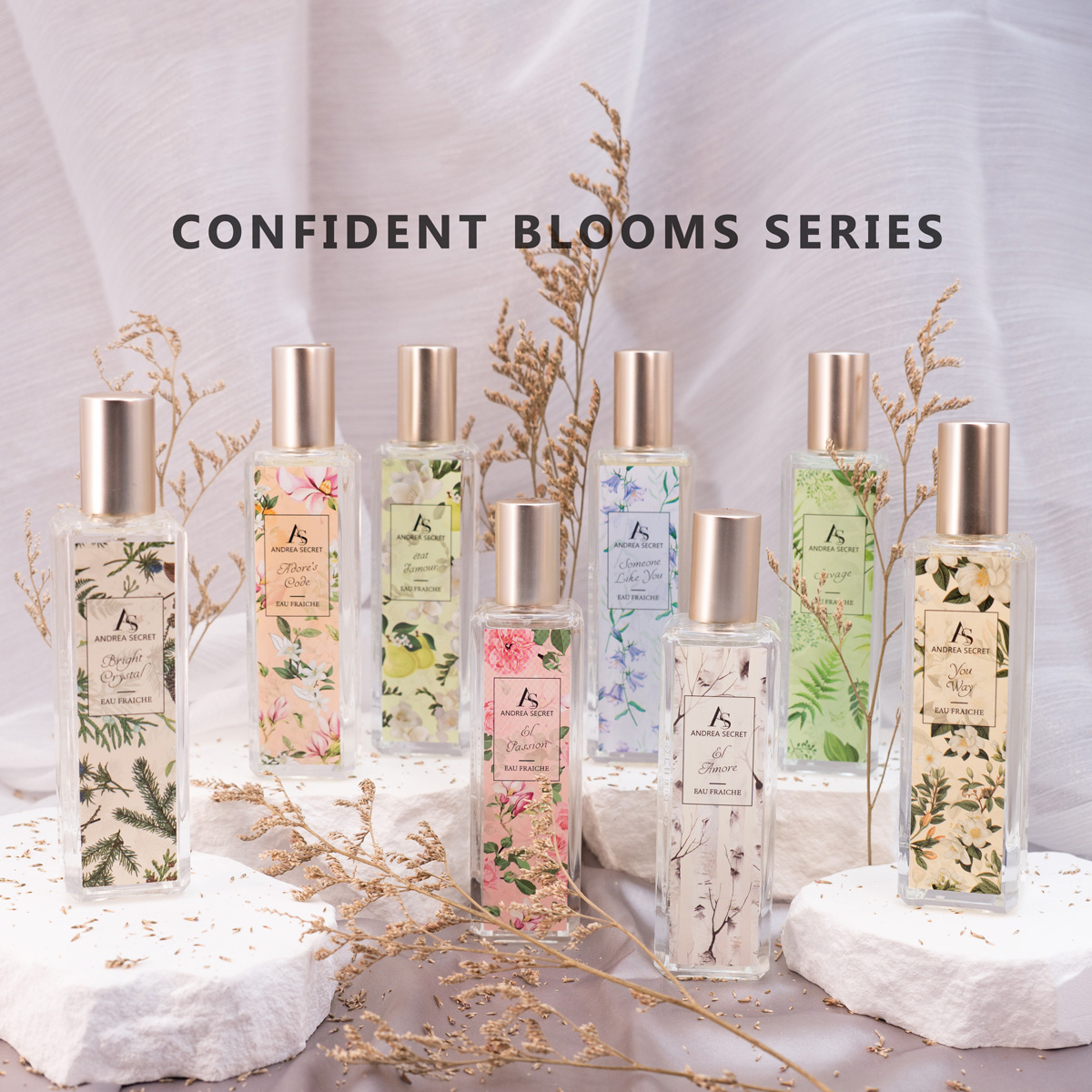 【TRIAL PACK】Andrea Secret Confident Blooms 3ML |Unisex | Long Lasting ...