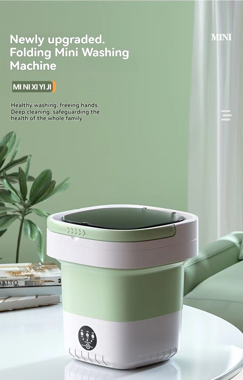 Folding washing machine washing socks machine Small washing one ...