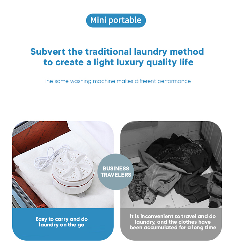 Portable Washing Machine Multifunctional Ultrasonic Turbine Washing ...