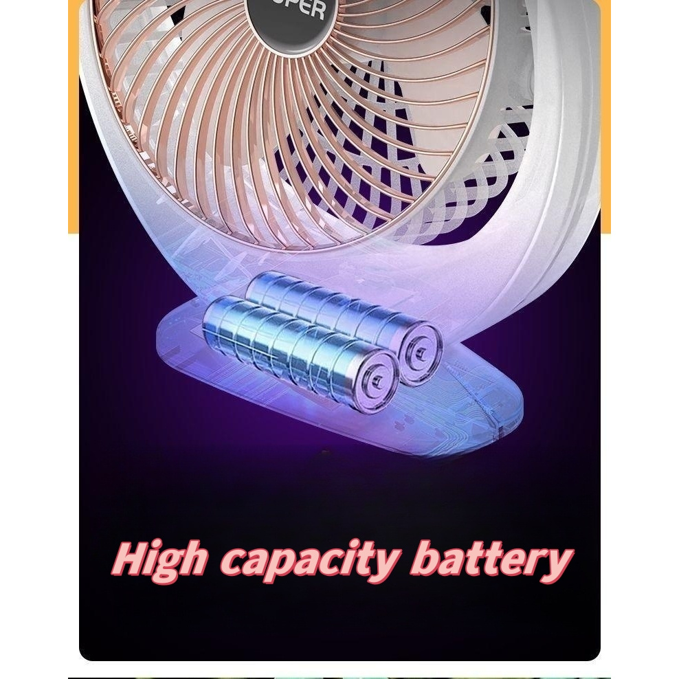 Electric fan rechargeable firefly desktop fan usb electric fan with ...