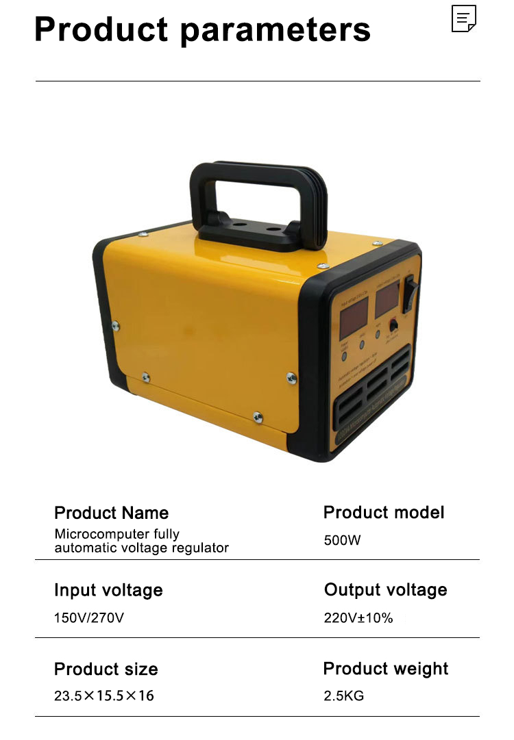 SVR-3000VA/2500VA Automatic Voltage Regulator Servo Type 500VA AVR Time Delay Analog Volt Meter ...