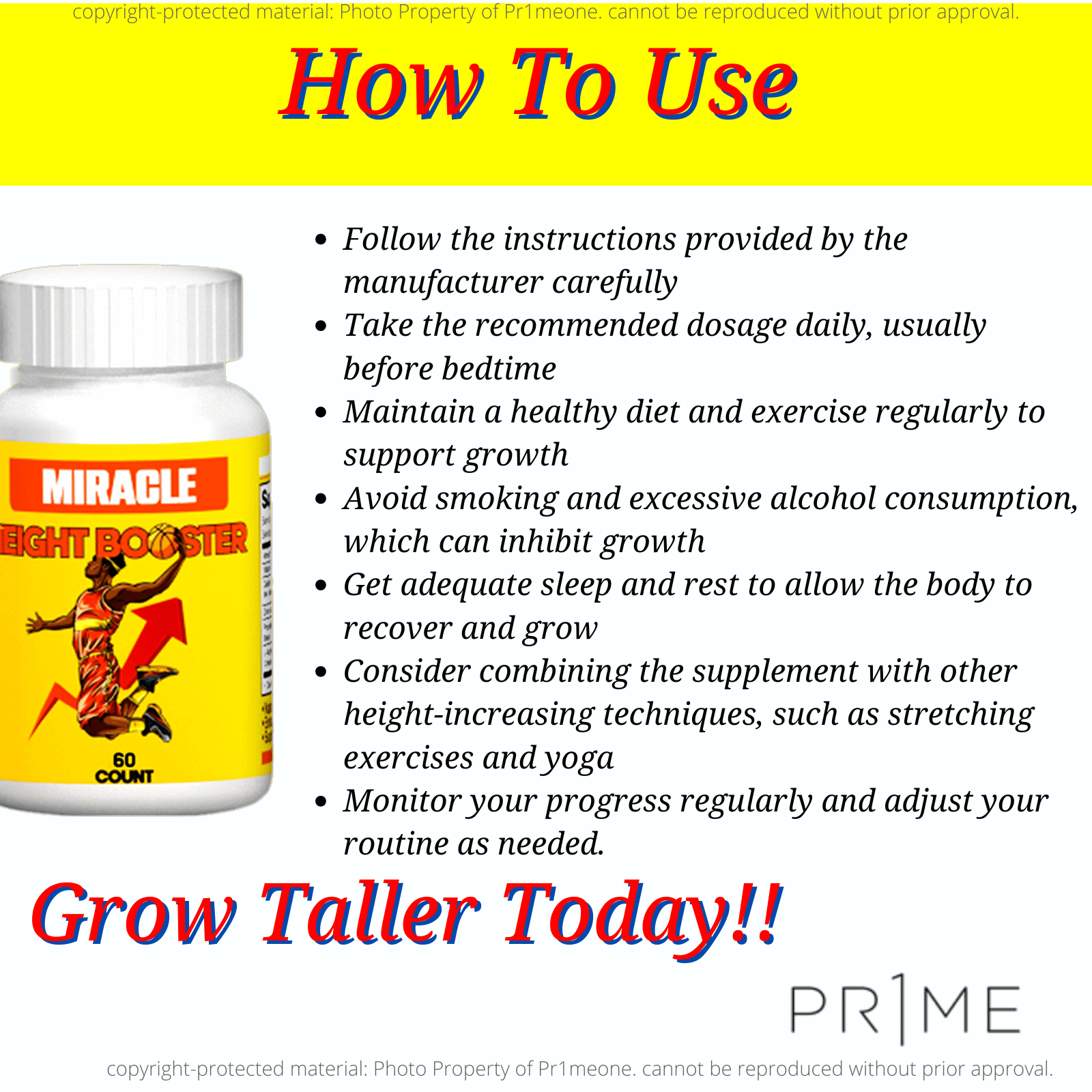 Miracle Heigh Booster l Increase Height Measurement l Boost Immunity ...