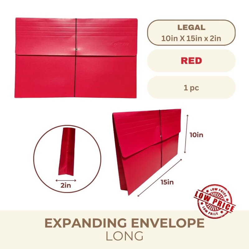 Expanding Envelope Long with Garter Colored Expandable Envelope For ...