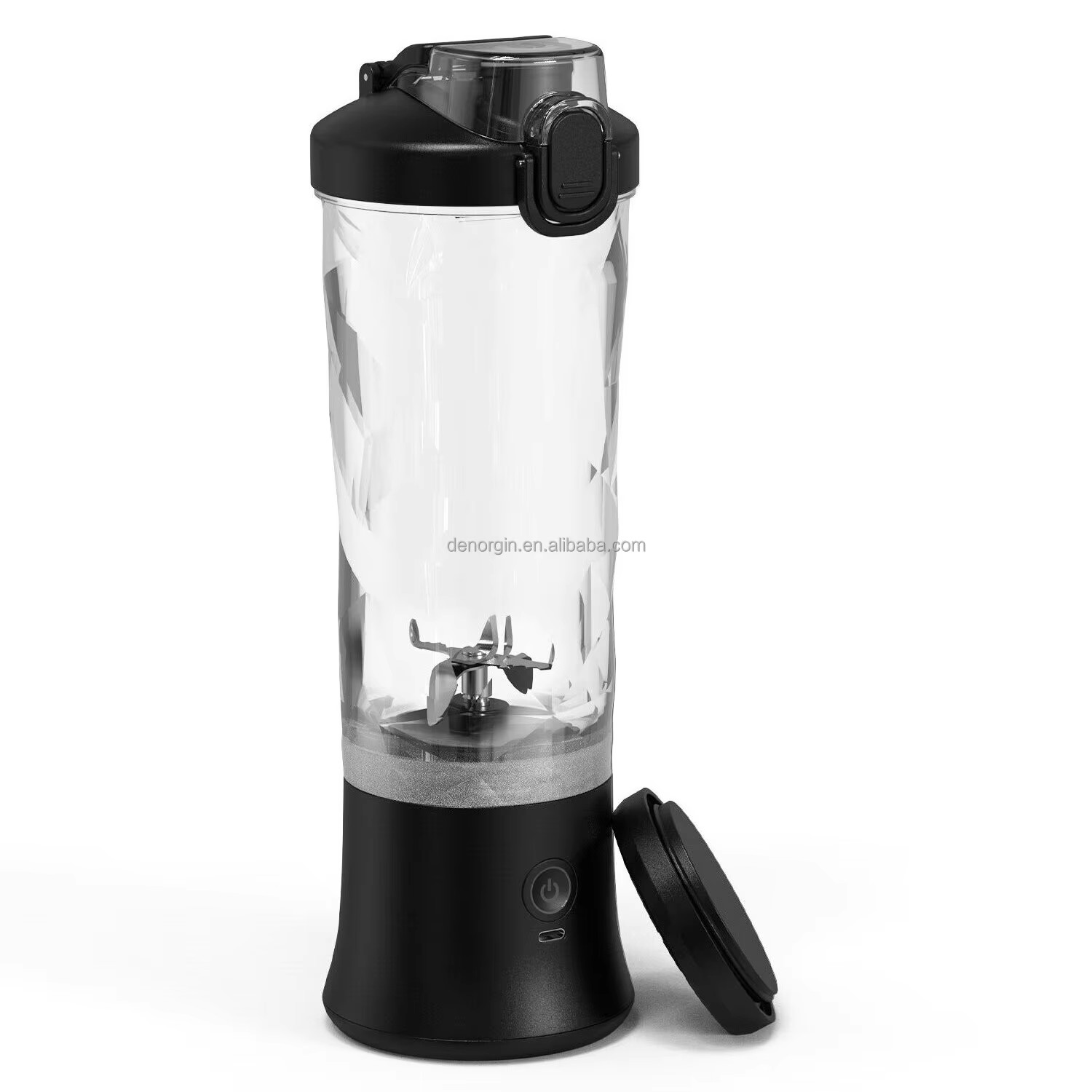 600ML Portable Cordless Juicer Blender Mixer Machine 4000mAh USB ...