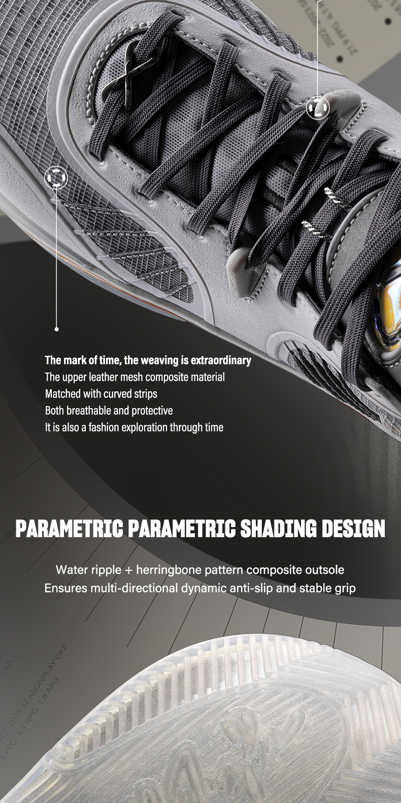 ANTA Men KTX Klay Thompson Basketball Shoes Anti-torsion Support Non ...