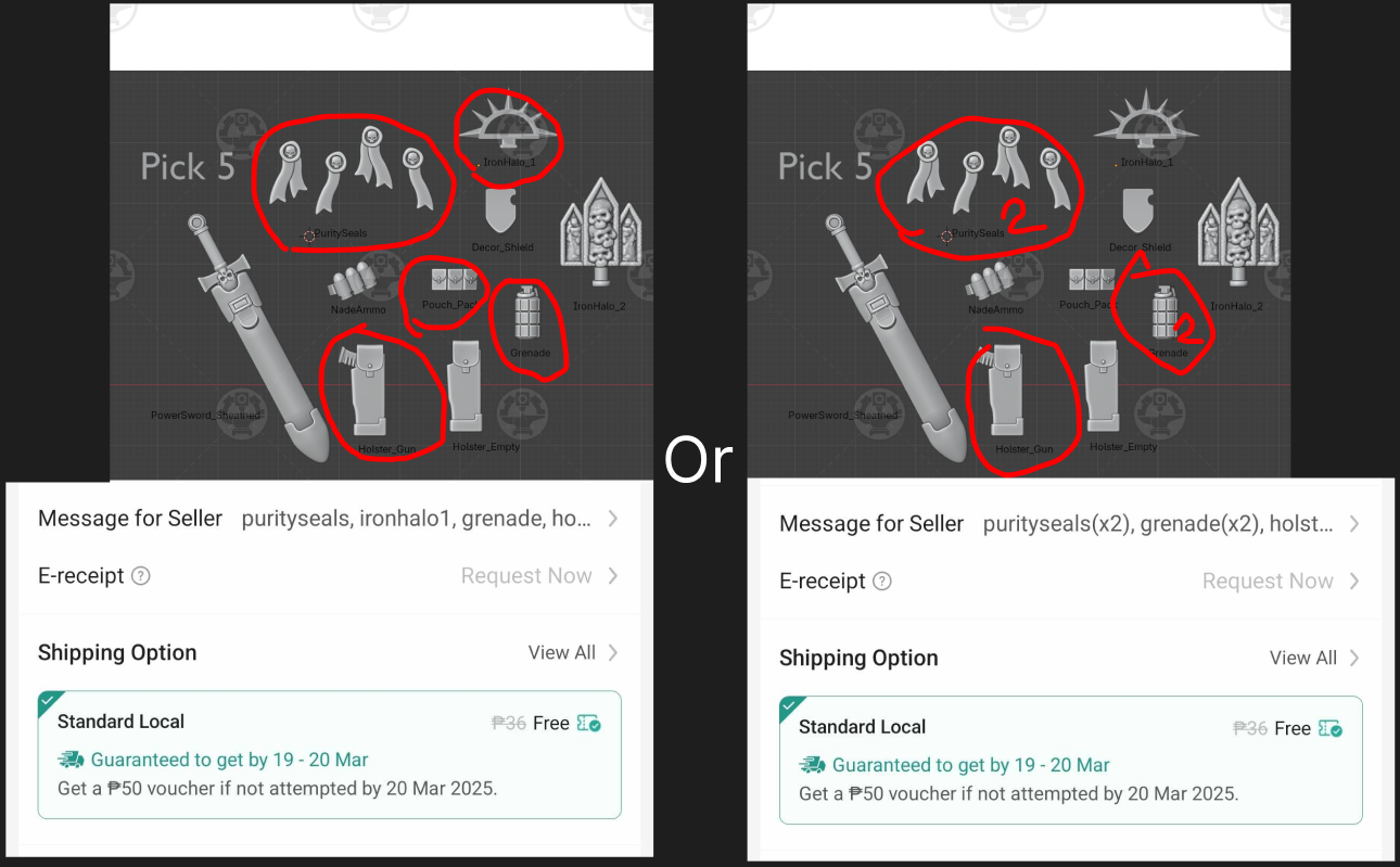 RepliCants 3D Printed FDM SW Legiones (READ DESCRIPTION FOR ...