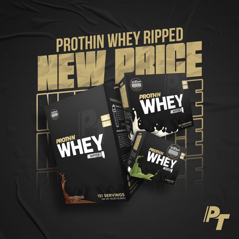 PROTHIN WHEY RIPPED 5LBS. 60 SERVINGS FREE SHAKER OR TANKTOP | Shopee ...