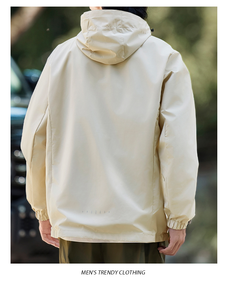 Waterproof Jacket for men Hiking Hooded Jacket M-5XL Windbreaker Jacket ...