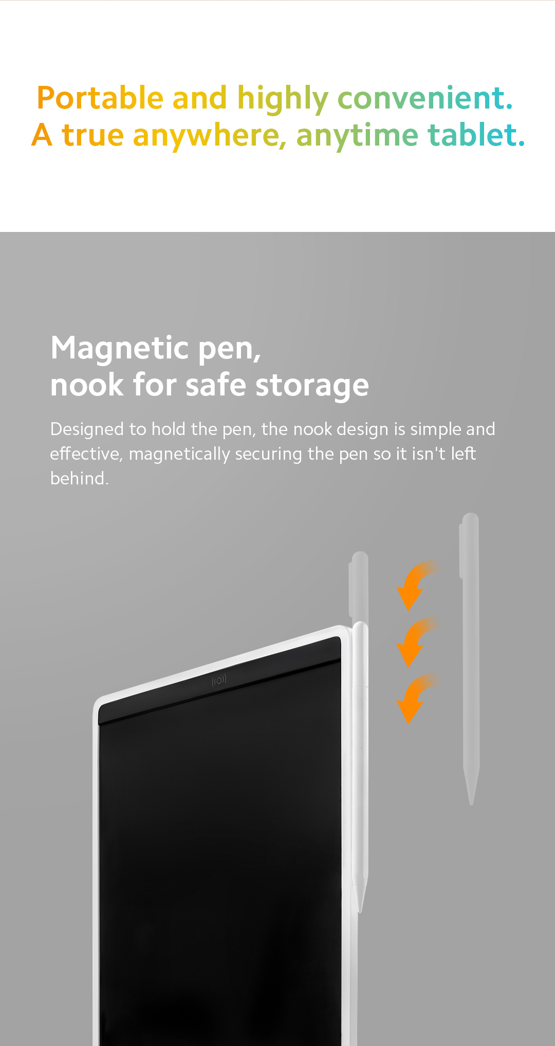 Xiaomi LCD Writing Tablet 10''/13.5''(Color Edition) Polymer Solid ...