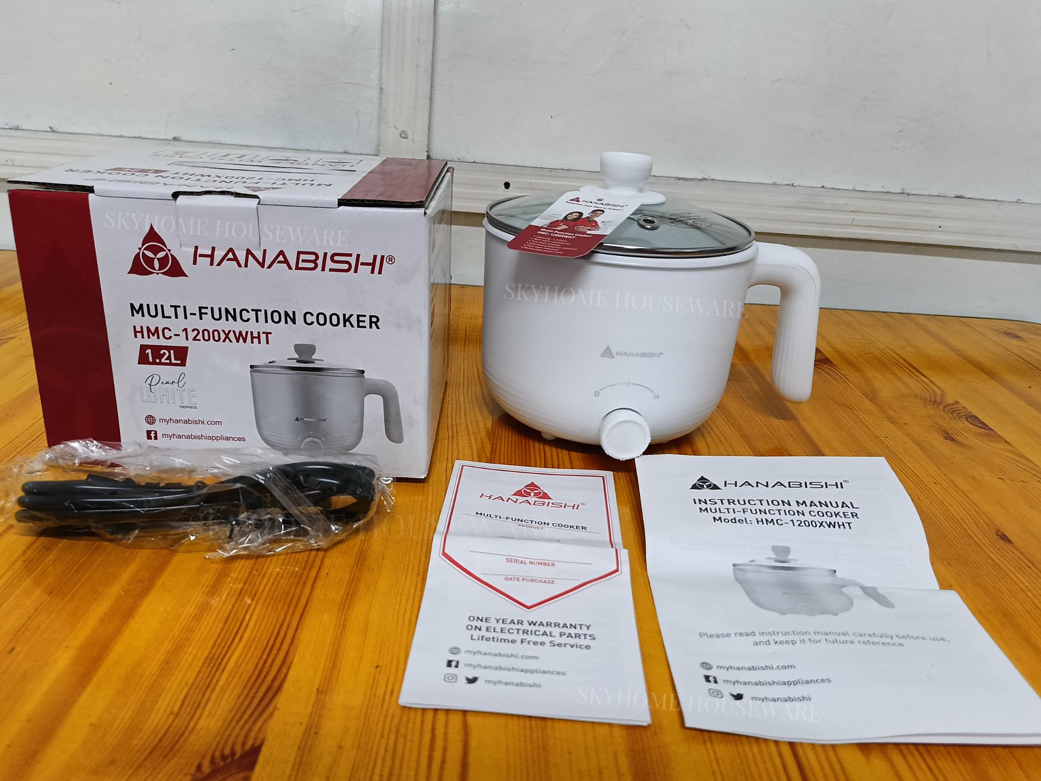 Hanabishi 1.25 Liters Multi-Function Cooker /Electric Multi-Pot Cooker ...