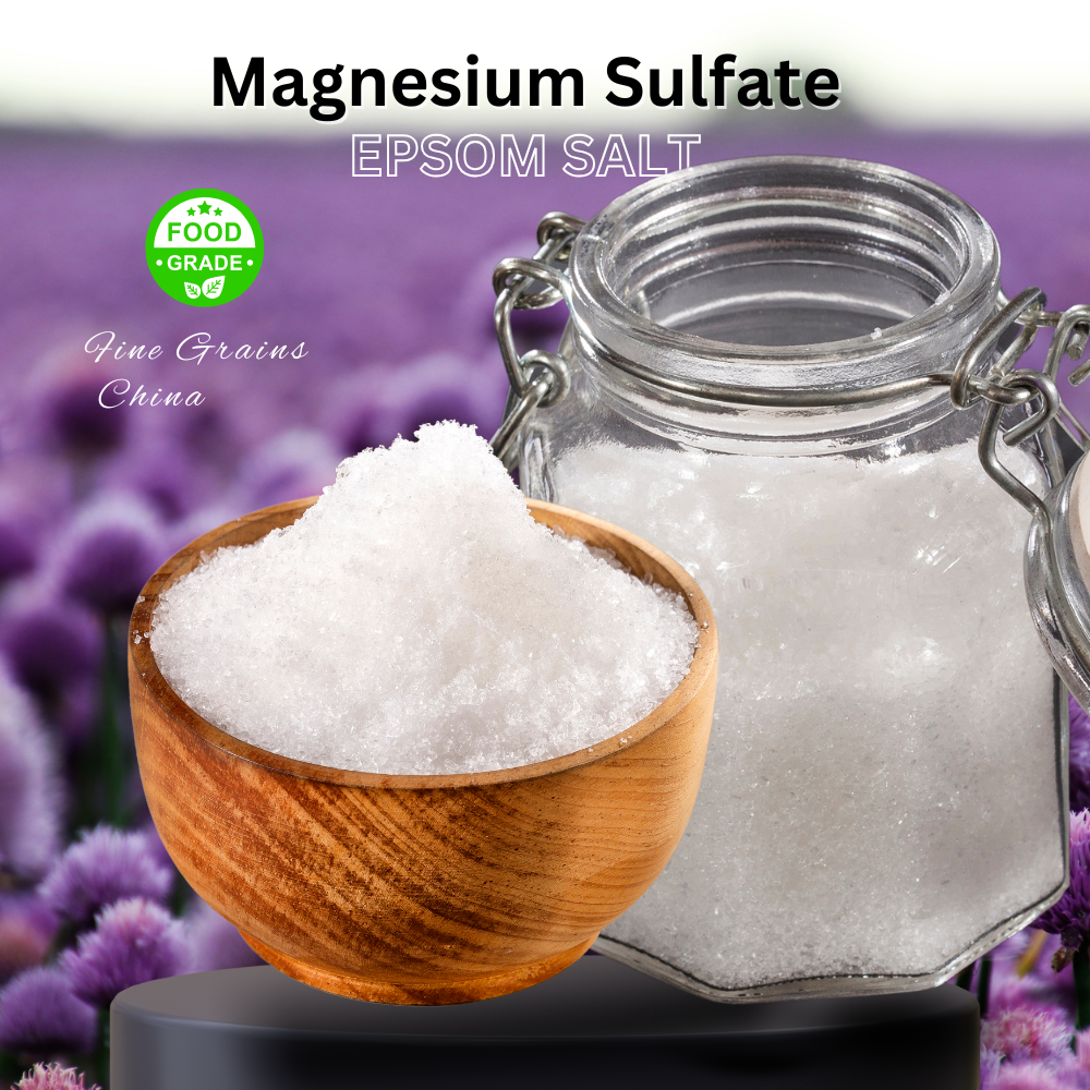 JAFED Epsom Salt Magnesium Sulfate for Foot Soak Salt Bath Gardening Slime Making Food Grade ...