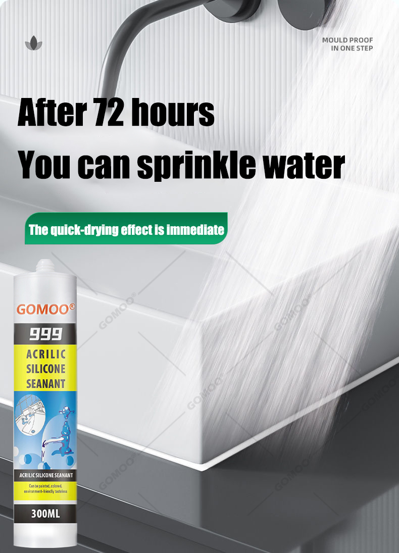 【Buy 2 free Gun】300ML Silicon Sealant Fill the Gap Strong Adhesive Glue ...