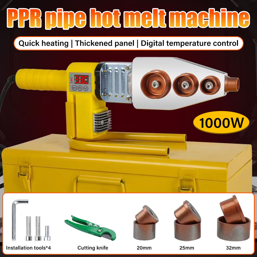 1000W PPR Heater Fusion Machine Pipe Welding Machine Welding Adjustment ...