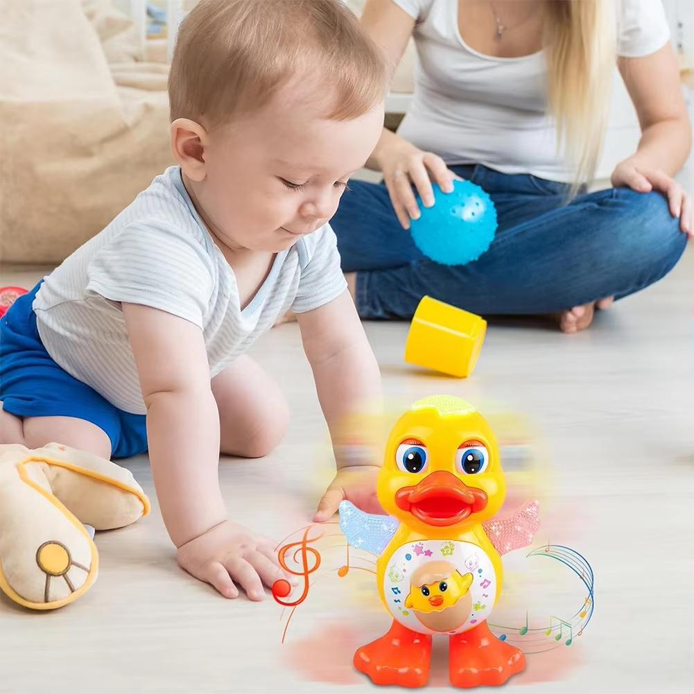 Dancing Duck Toy Musical Duck Toy with Music and Lights Baby Preschool ...