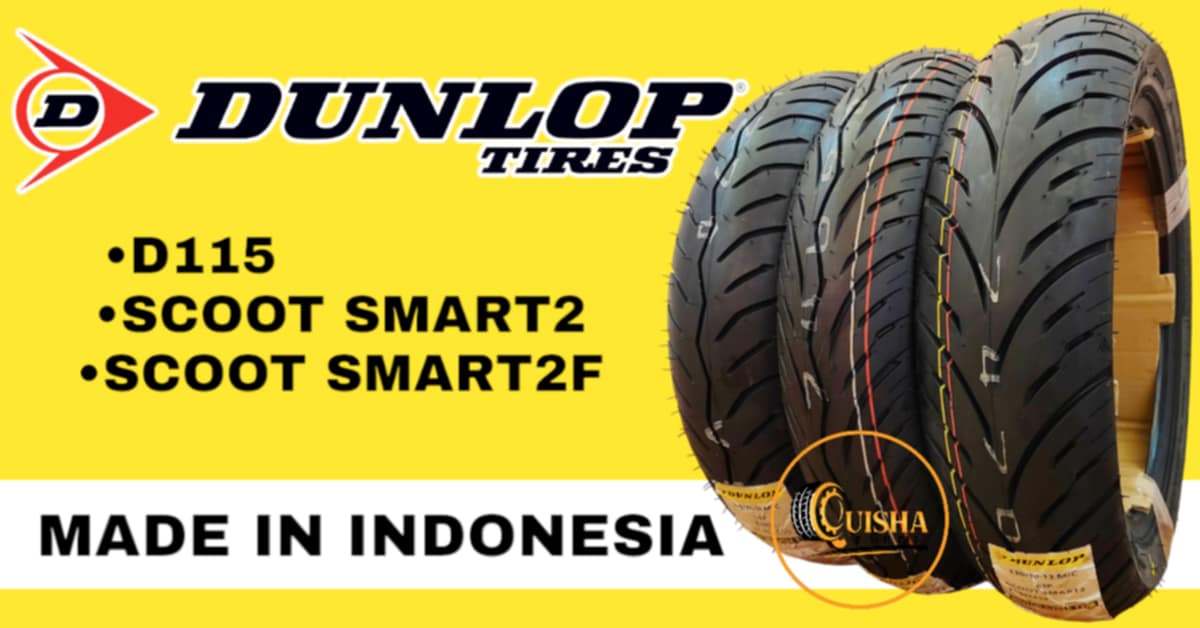 DUNLOP TIRE SIZE 13 & 14 TUBELESS FOR CLICK, AEROX, ADV, NMAX, MIO I ...