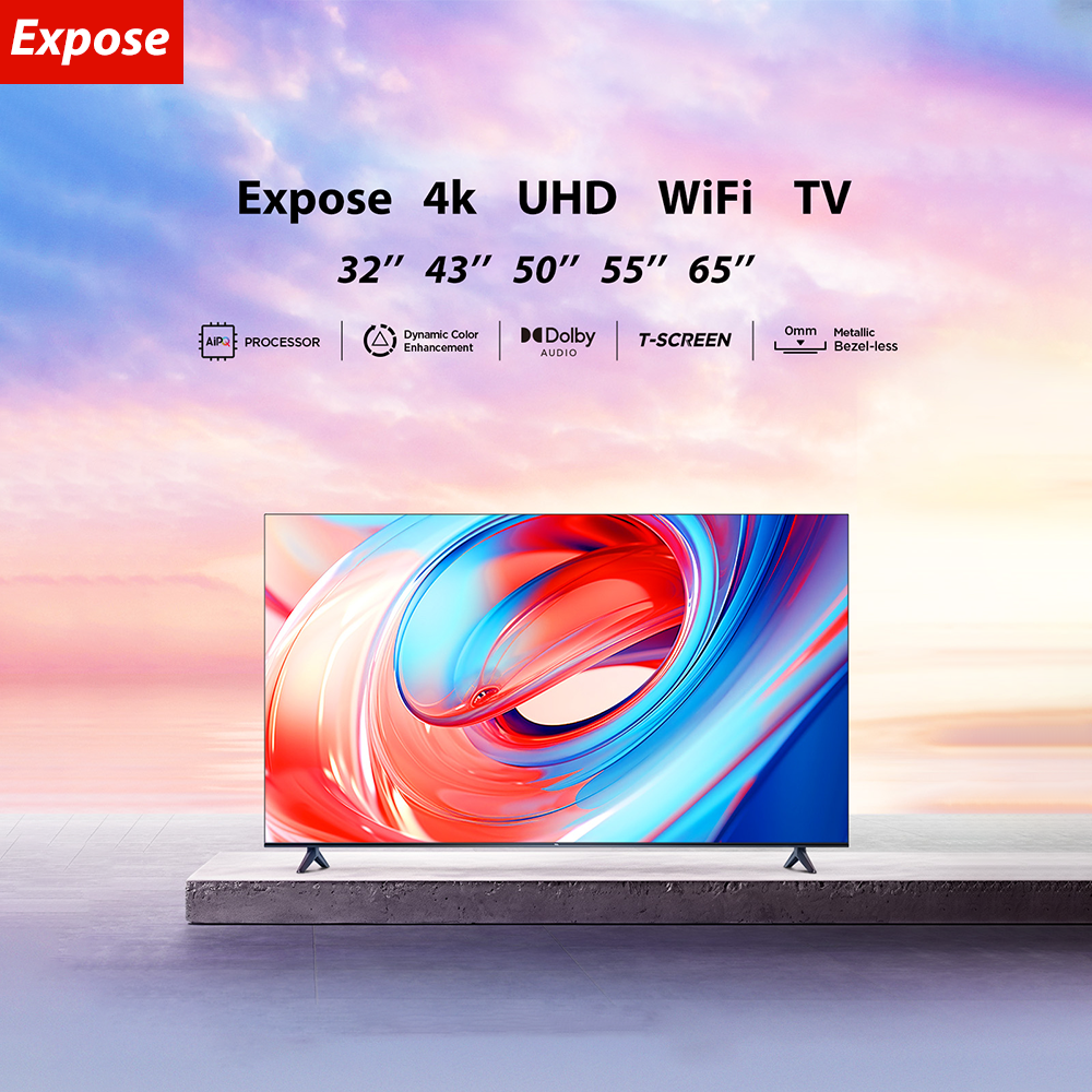 EXPOSE Smart TV 50 Inch 4K TV flat screen Smart TV 32 Inches on Smart ...