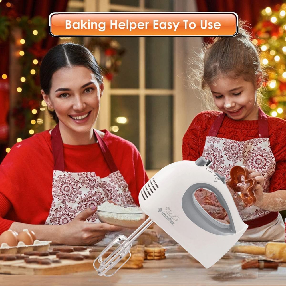 Imarflex Imx-250 Portable Electric Hand Mixer 250W -White | Shopee ...