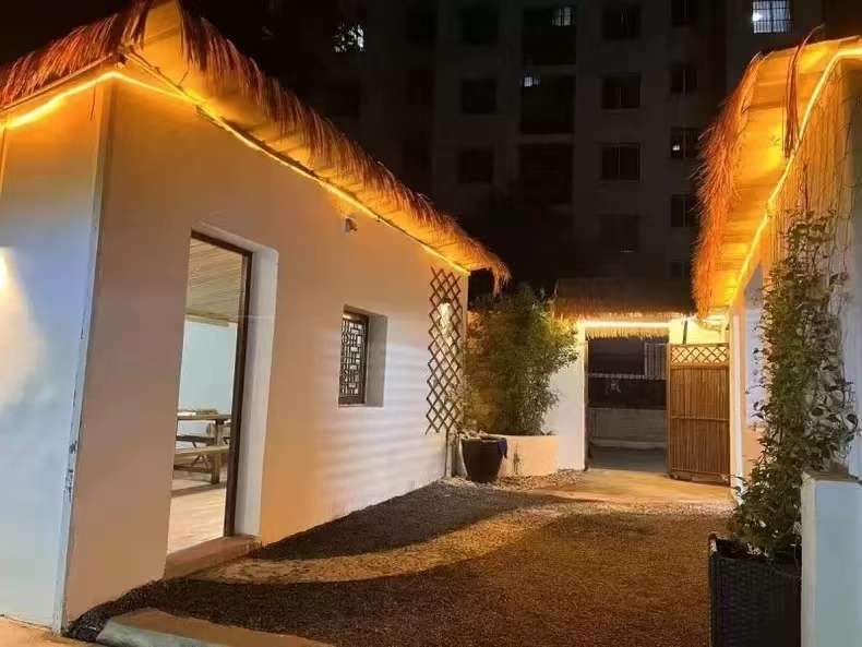 Simulated Thatched Scenic Roof Decorate Fake Straw Plastic Thatched ...