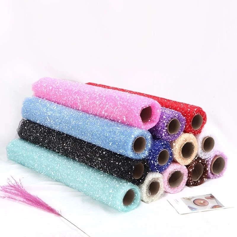 Snow Dot Gauze Rose Packaging Handmade Snow Dot Gauze Diy Flower Paper ...