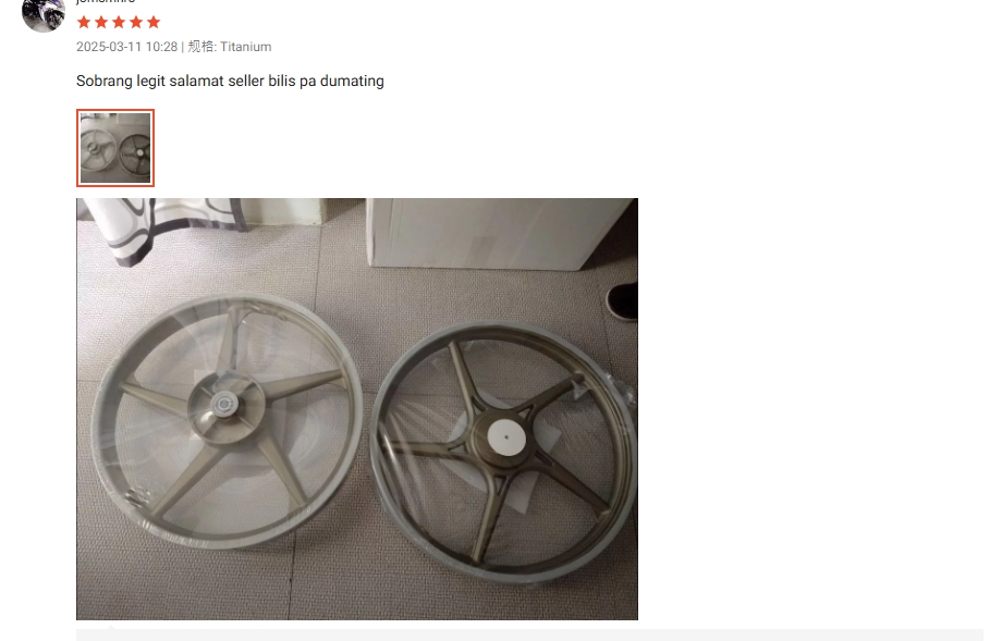 SP500 Mags 5 Spokes For sniper150/155 Front Disc Brake 4 Holes Rear ...