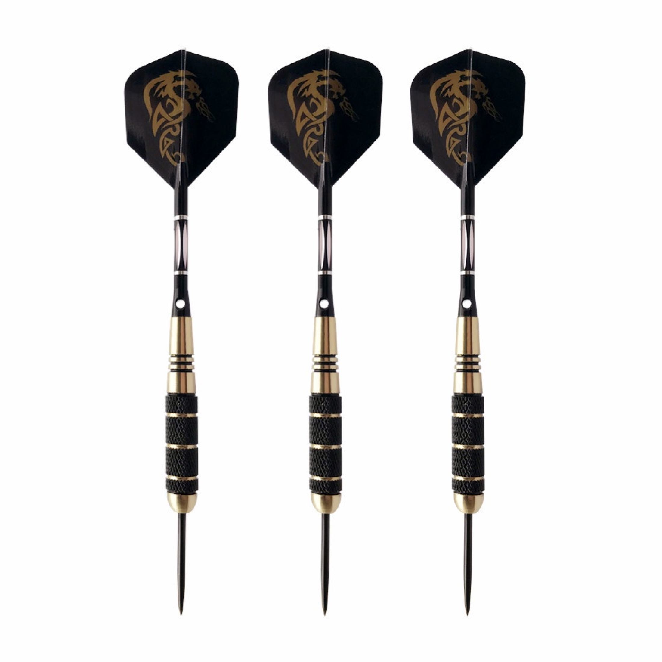 GOODARTS 23/24g 3pcs Professional Steel Tip Darts Brass Barrel Dartpin ...