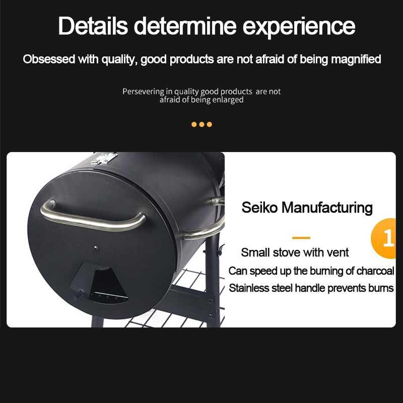 【Ready Stock】BBQ Grill Charcoal Barbecue Rack Clamshell Outdoor Family ...