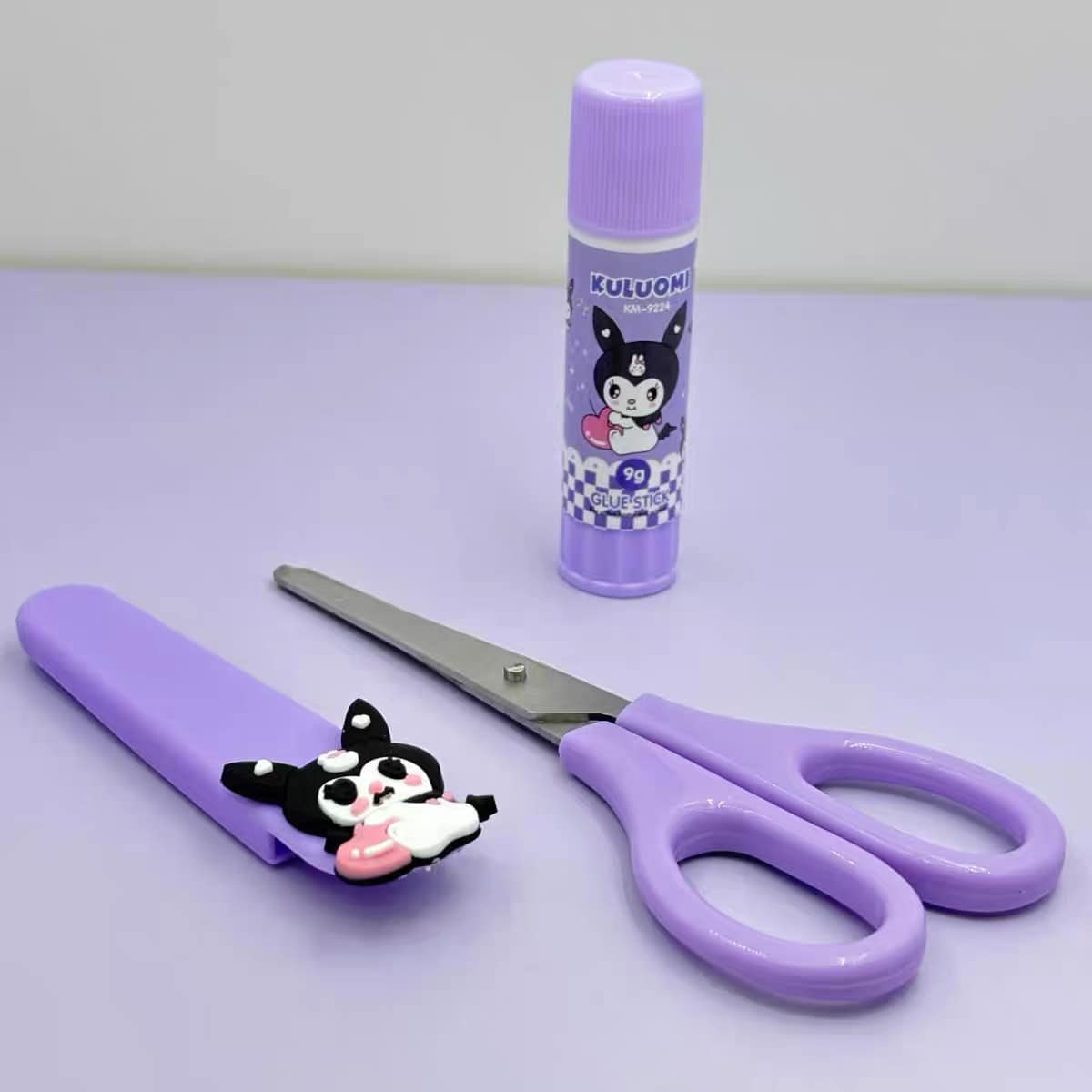 sanrio stitch 2in1 student scissors and solid glue set | Shopee Philippines