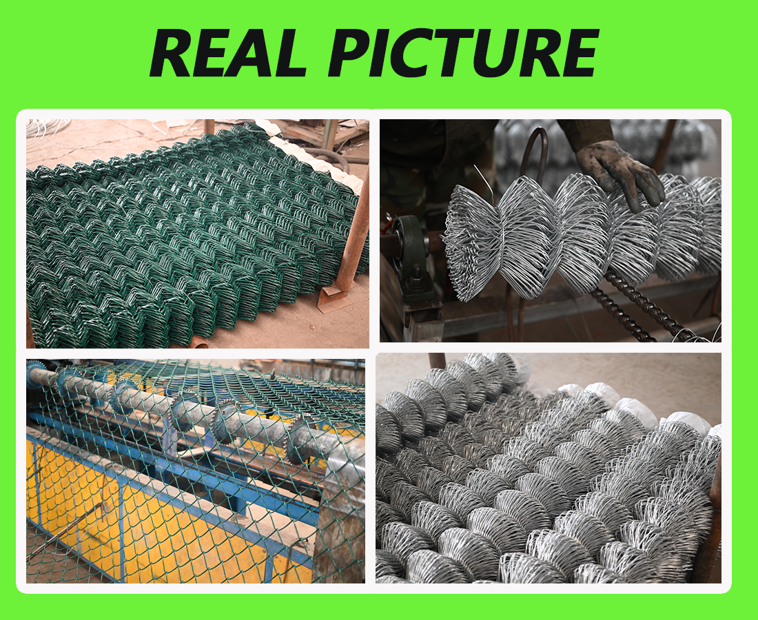 3/4/5/6FT 6m Galvanized Cyclone Wire Chain Link Mesh Cyclone Bakod Door ...