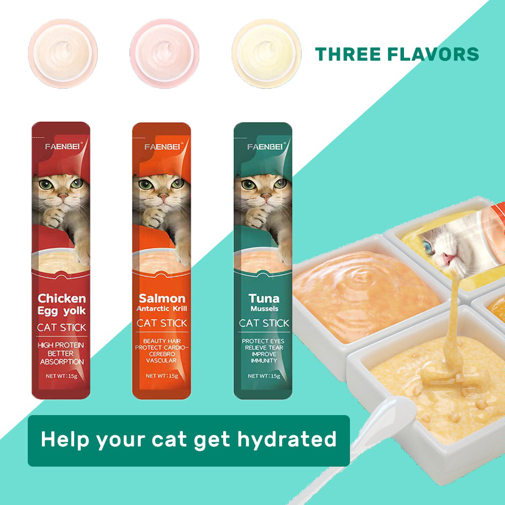 Cat Snack Cat Food Treats Cat Strip Fresh Wet Food Liquid Nutrition ...