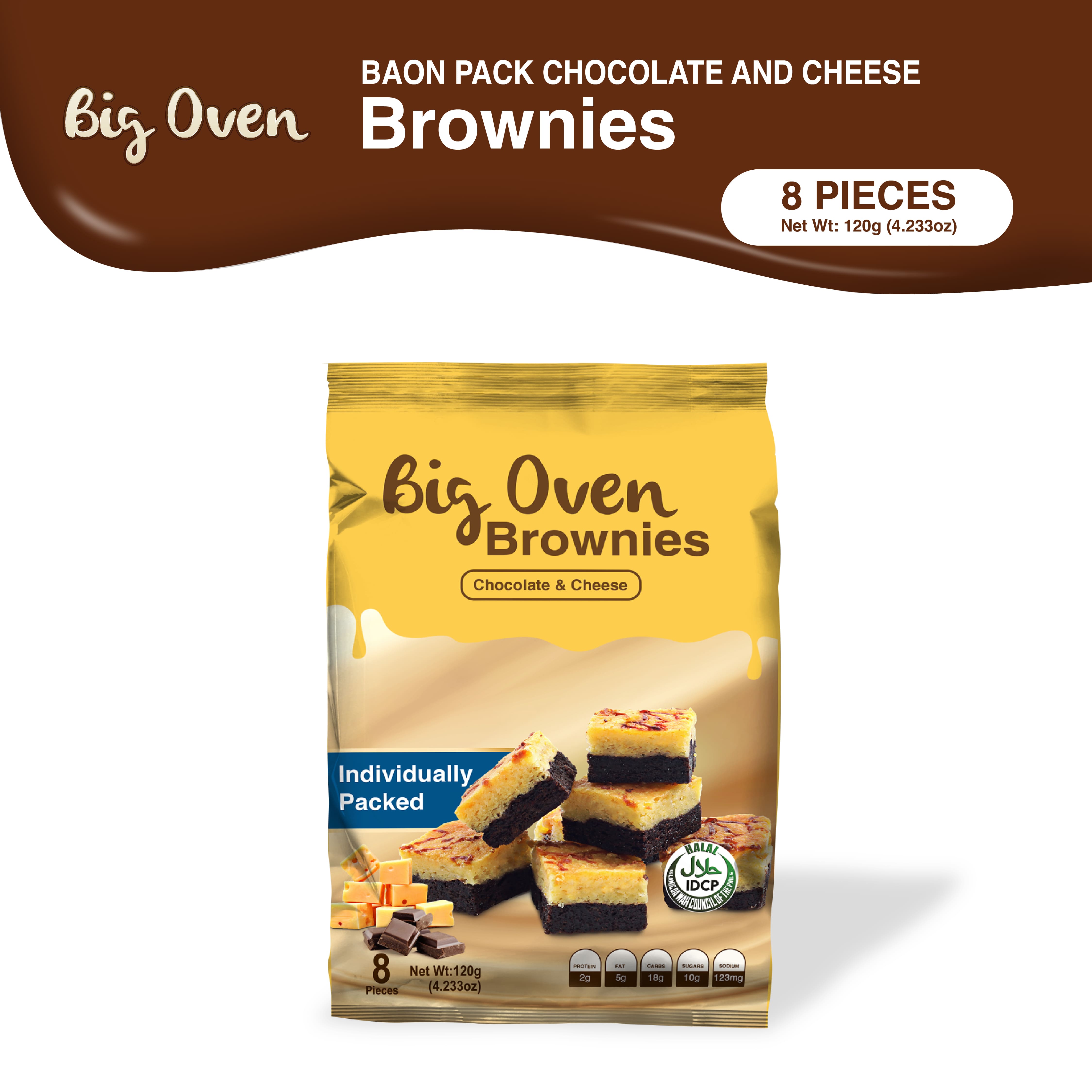 Big Oven Baon Pack Chocolate and Cheese 120g | Shopee Philippines