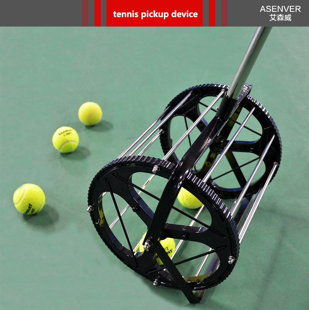 ASENVER Tennis ball picker Professional ball pick-up Tennis ball barrel ...