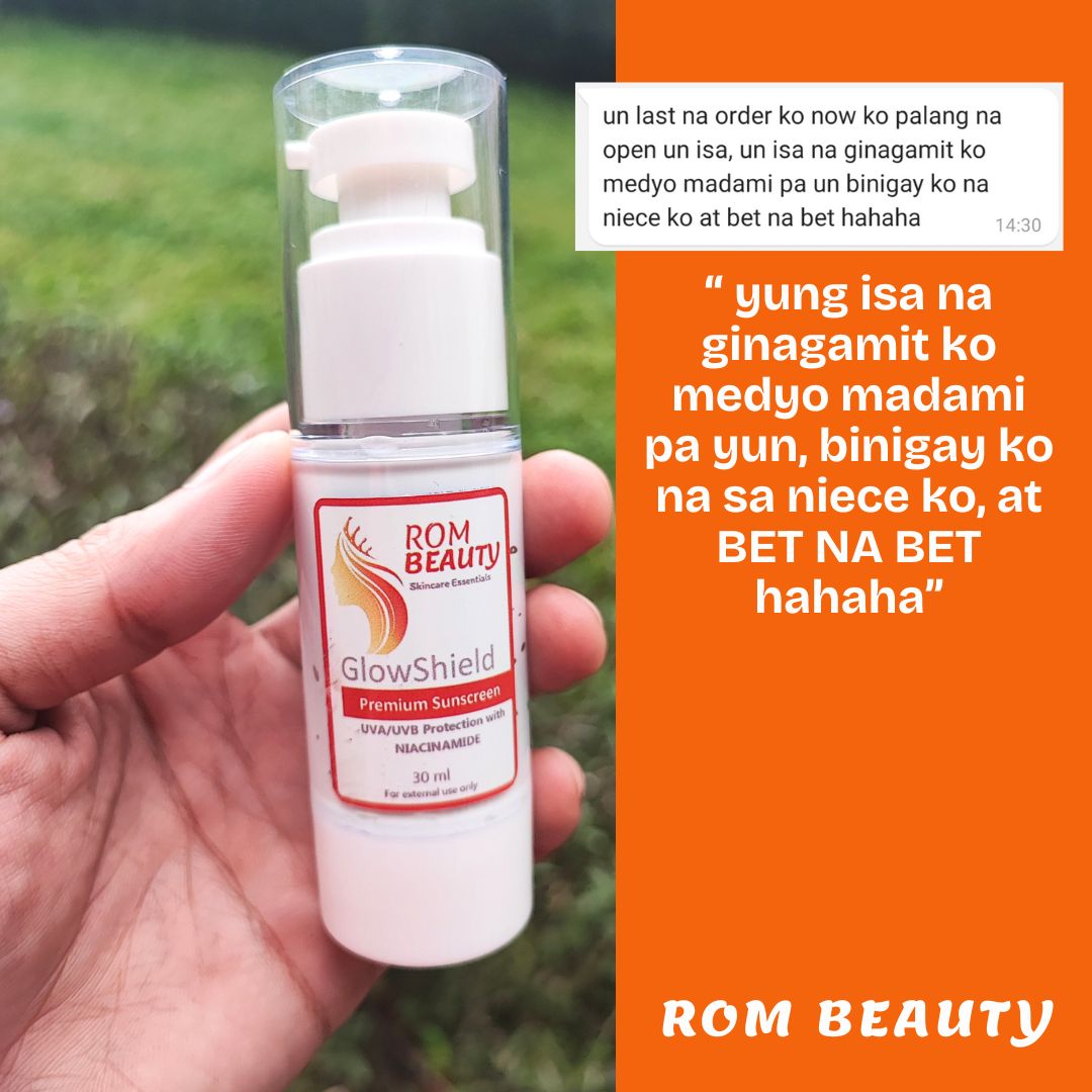 ROM Beauty Premium Sunscreen Cream Niacinamide Whitening Face Sunscreen ...