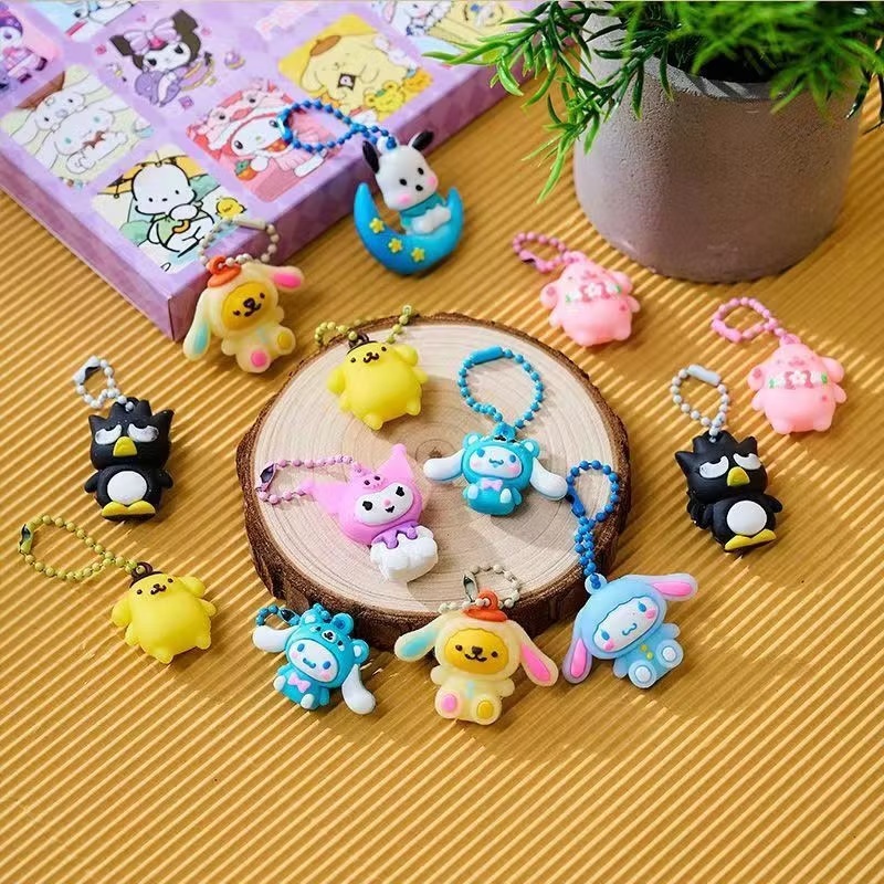 Kuromi Blind Box Keychain Toys for Kids Surprise Toy Sanrio Box Gift ...