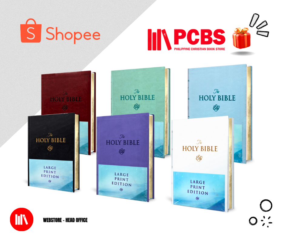 PCBS ESV BIBLE LARGE PRINT (PU LEATHER EDITION/FONT SIZE 10) Gold ...