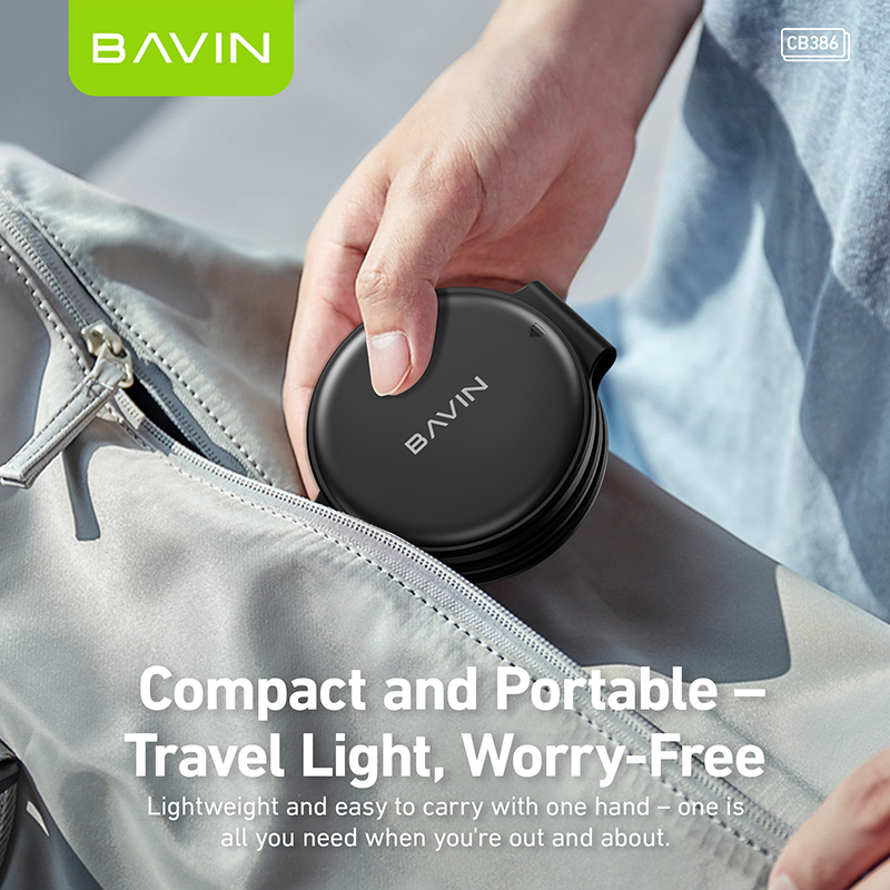 BAVIN CB386 5 in 1 Magnetic Wireless Charger Kit Travel Storage w/ USB iPh Converter & Card Slot ...