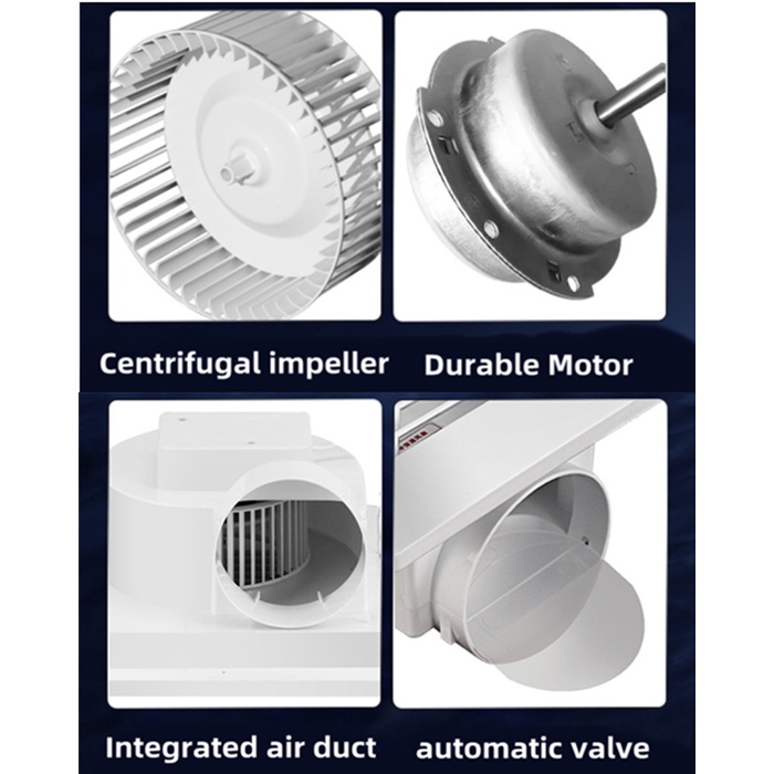 Exhaust Fan For Kitchen Room Bathroom Ceiling Exaust Portable ...