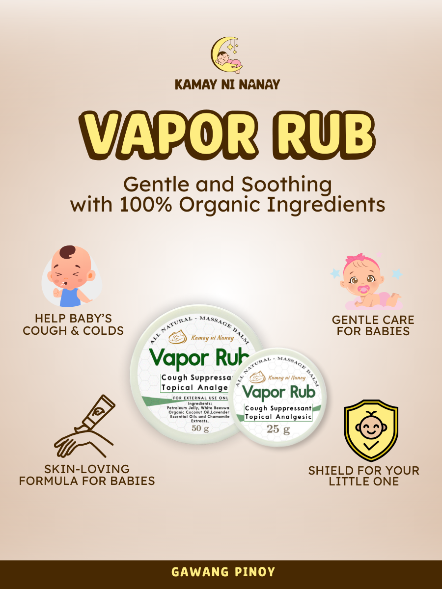 Kamay ni Nanay Vapor Rub Baby Balm – Organic Vapor Rub for Babies ...